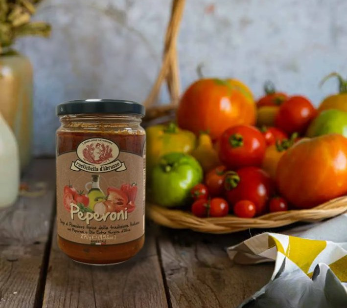 SAUCE POIVRONS RUSTICHELLA 270 G