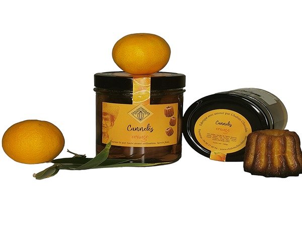Les Canelés Orange (pot de 10 pièces)