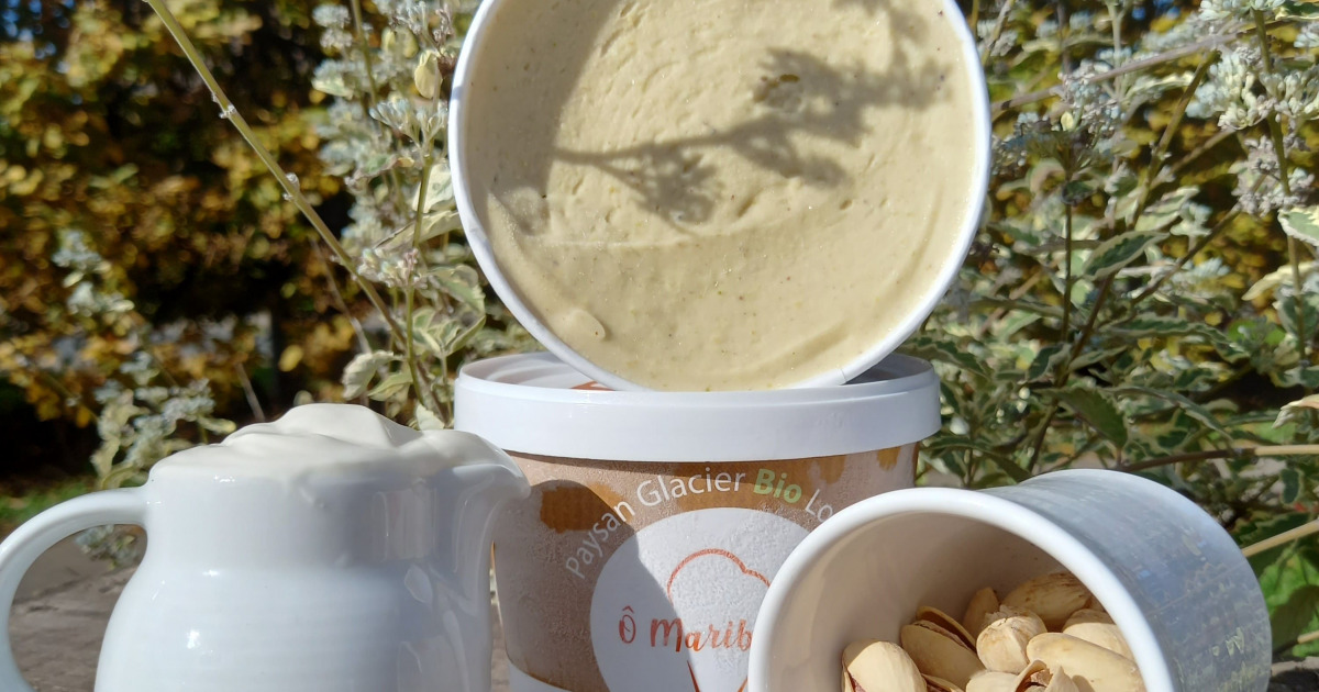 Crème glacée Pistache BIO 500 ml