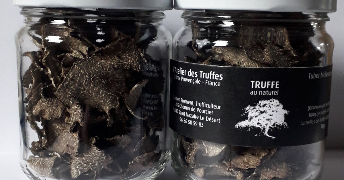 Lamelles de Truffes Noires Déshydratées - 20 g