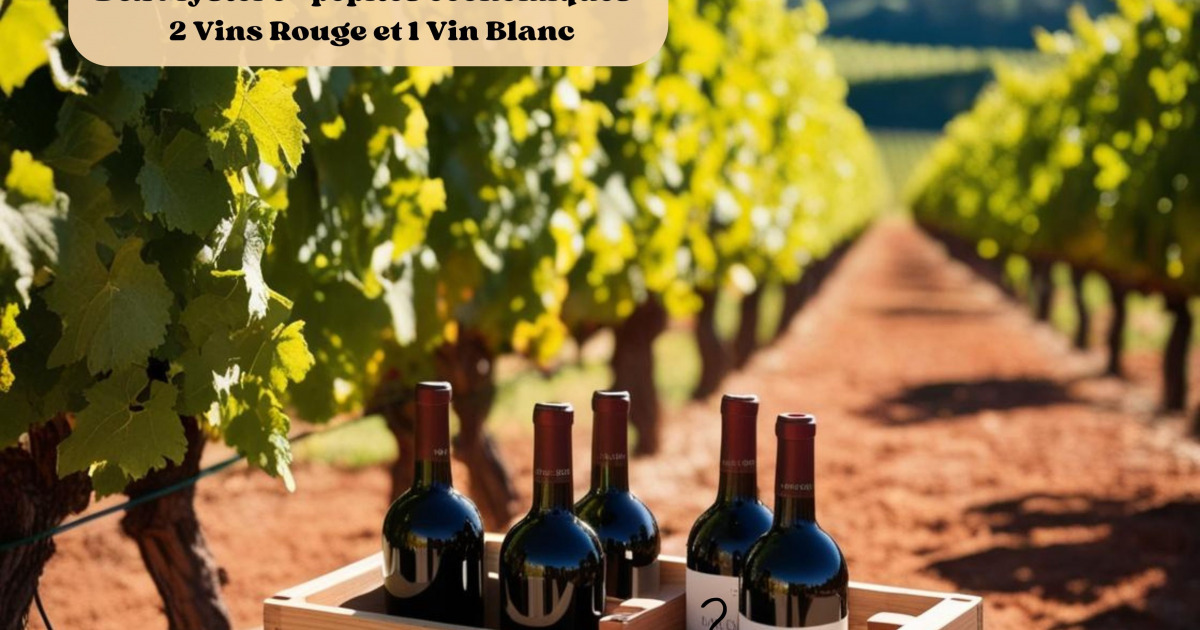 Box Mystère « Pépites Économiques » 2 bouteilles de vin rouge et 1 ...