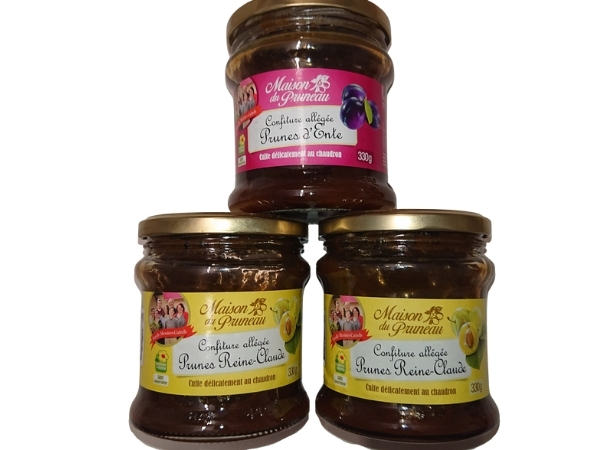 Lot De 3 Confitures Mixte : 3x330g