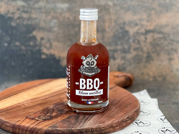 Sauce Hellicious BBQ Rhum antillais - 300g
