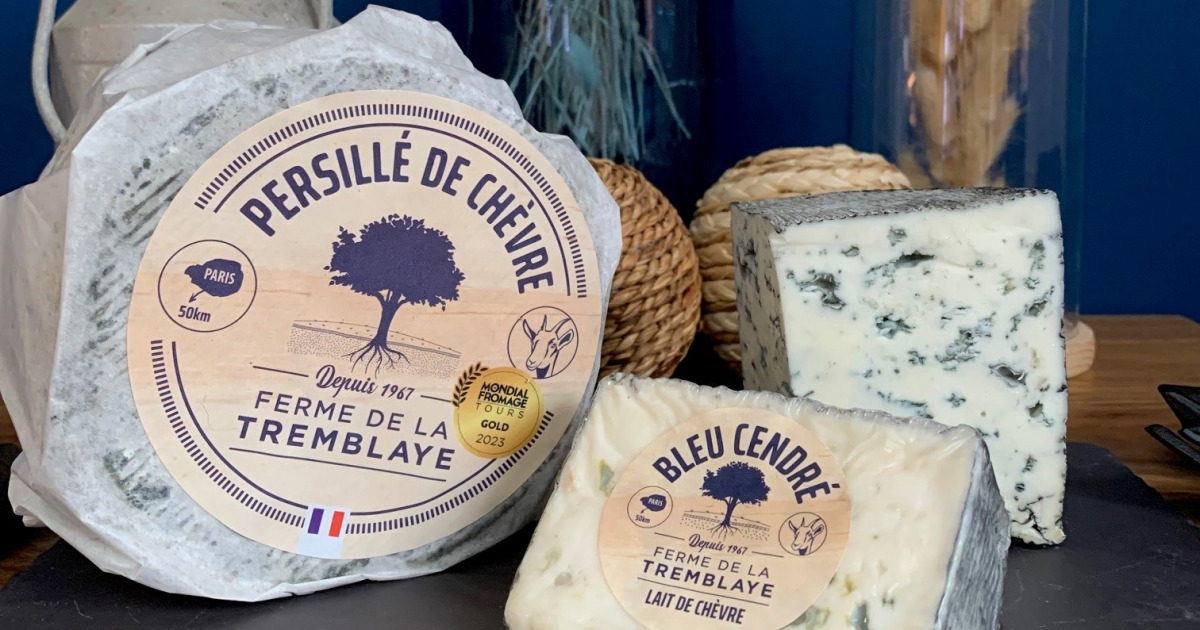 Persillé de Chèvre Cendré 1kg