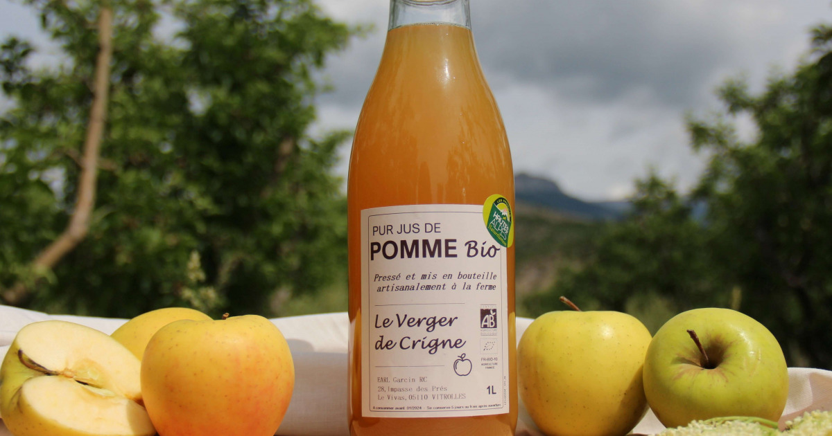 Pur Jus De Pomme Bio Artisanal - 3x 1L