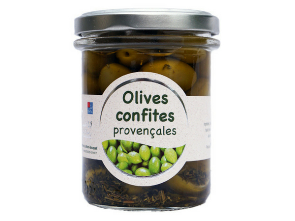 Olives confites à la provencale 165g