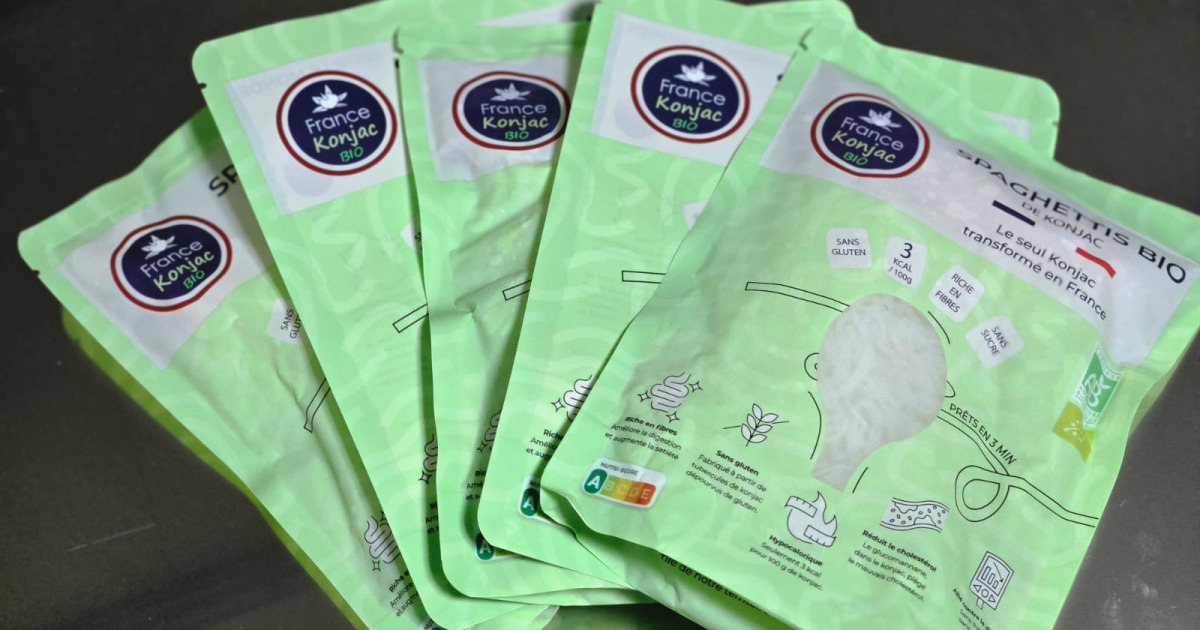 PACK 5 Spaghettis BIO de konjac (5x200g net)