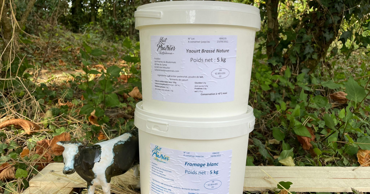 Offre Seau 5kg : Fromage Blanc et Yaourt Fermier Nature Brassé