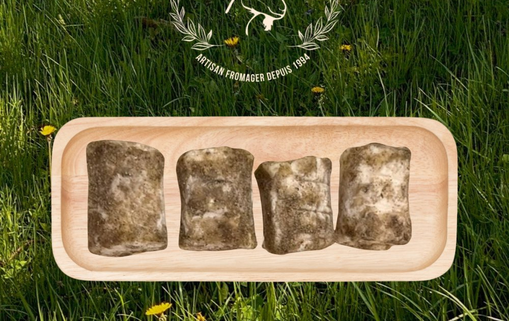 Bouchons de chèvre au duo de graines de moutarde