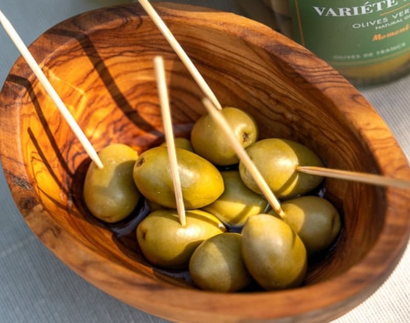 Seau de 6kg - olives fraîches variété Picholine non pasteurisées