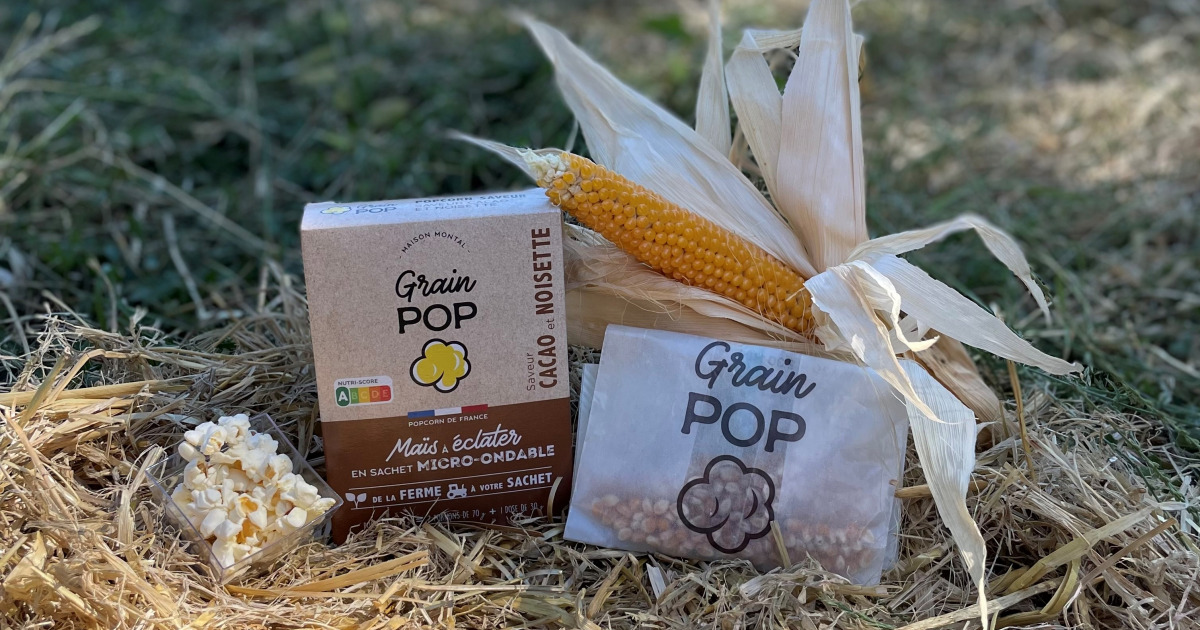 Maïs à Popcorn saveur Cacao Noisette - 10 étuis