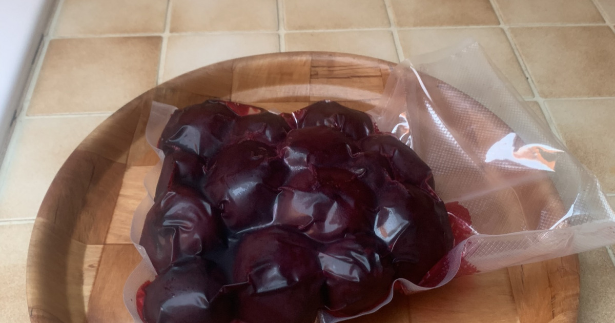 Betterave rouge cuite sous vide