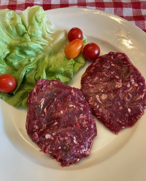 Steaks hachés salés de BICHE X 2