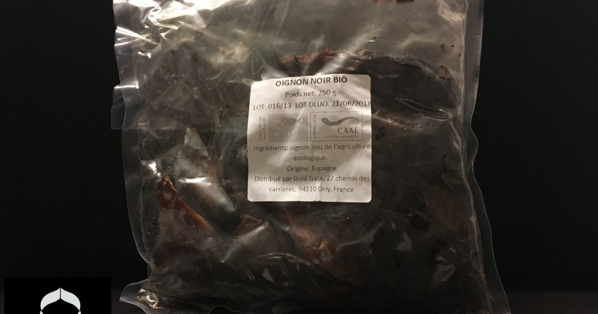 Oignon noir - 250 g en sachet