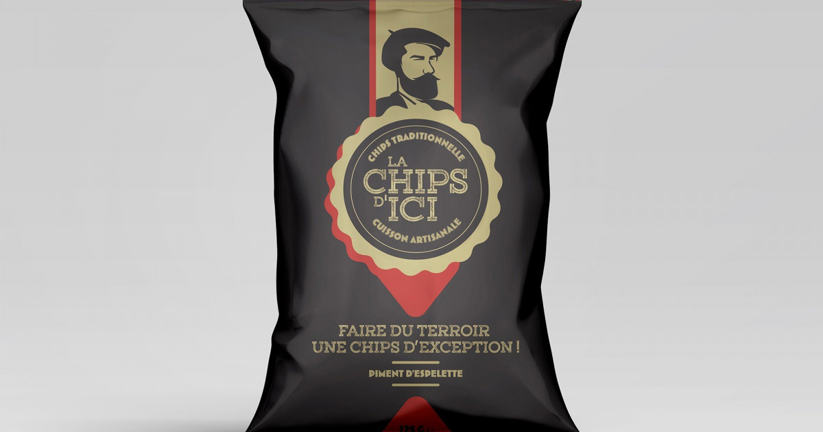 Chips Artisanales Piment d'Espelette 125gr x 20