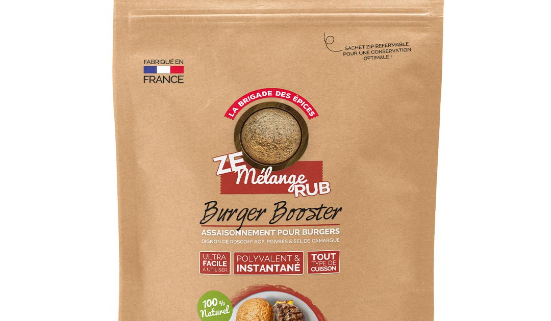 BURGER BOOSTER - Assaisonnement pour les burgers - Oignons de Roscoff ...